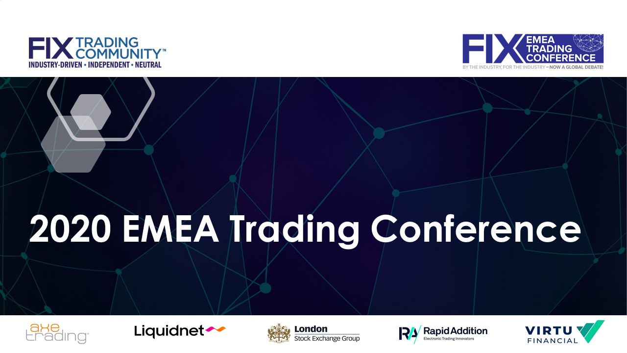 FIX Trading Community Webinars – FIX Trading Community